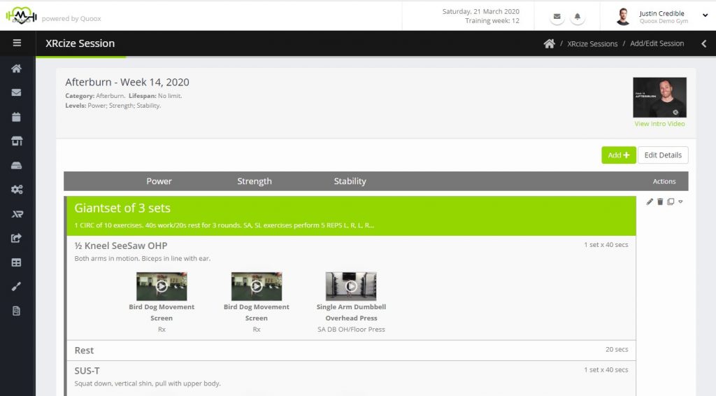 Creating your online training session - Quoox Knowledge Base