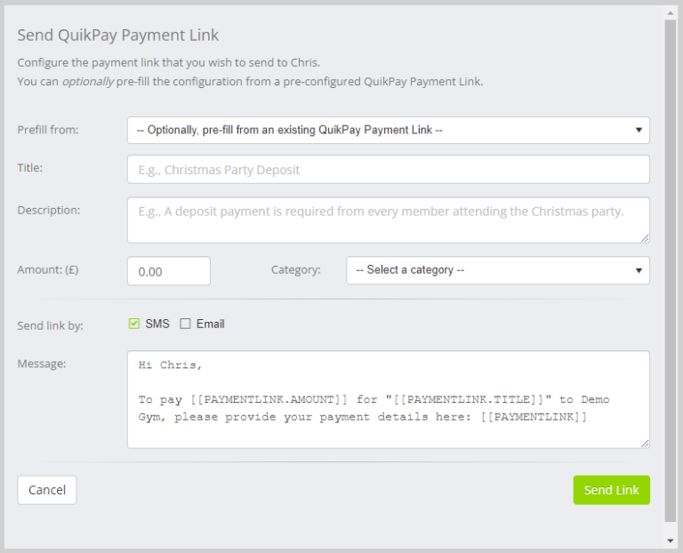 QuikPay Payment Links - Quoox Knowledge Base